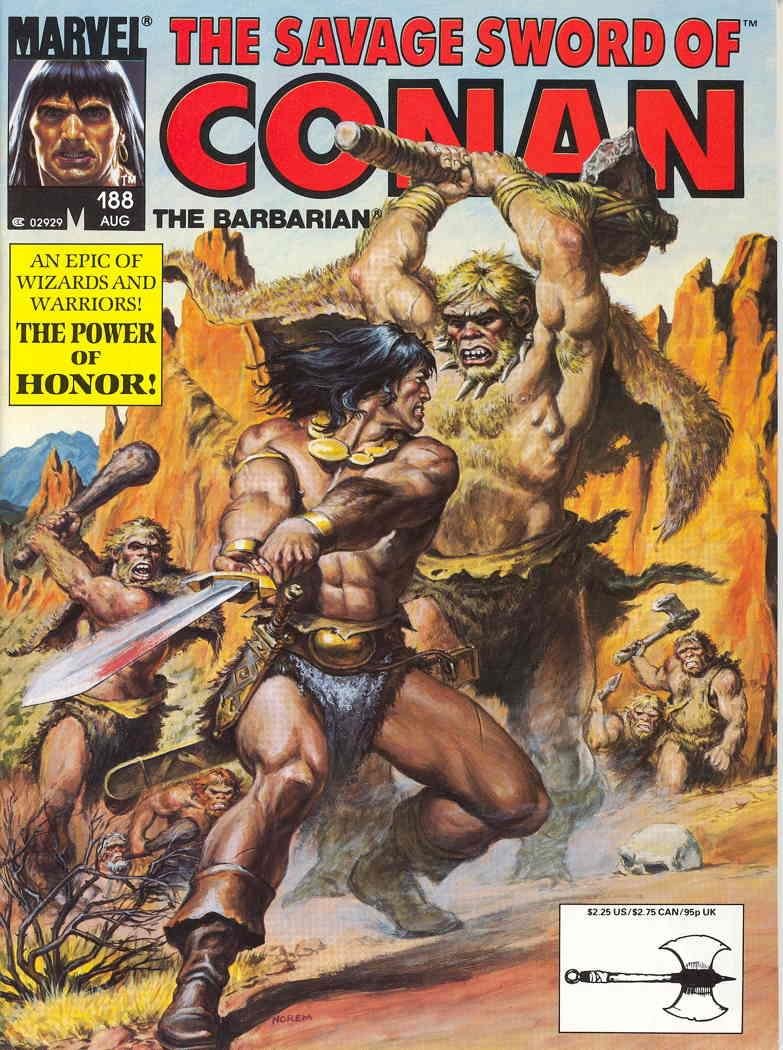 Amazon.com: The Savage Sword of Conan the Barbarian, No. 188: Sandy ...
