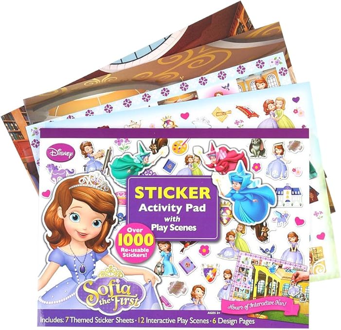 Amazon.com: Sofia The First Ultimate Sticker Book Activity Pad with ...