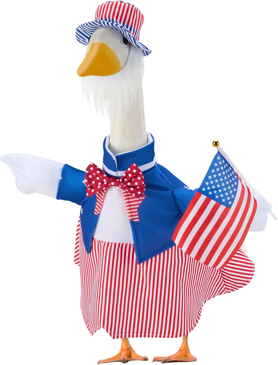 Amazon.com: Patriotic Porch Goose Outfits for 23 Inch Lawn Statue, 4th ...