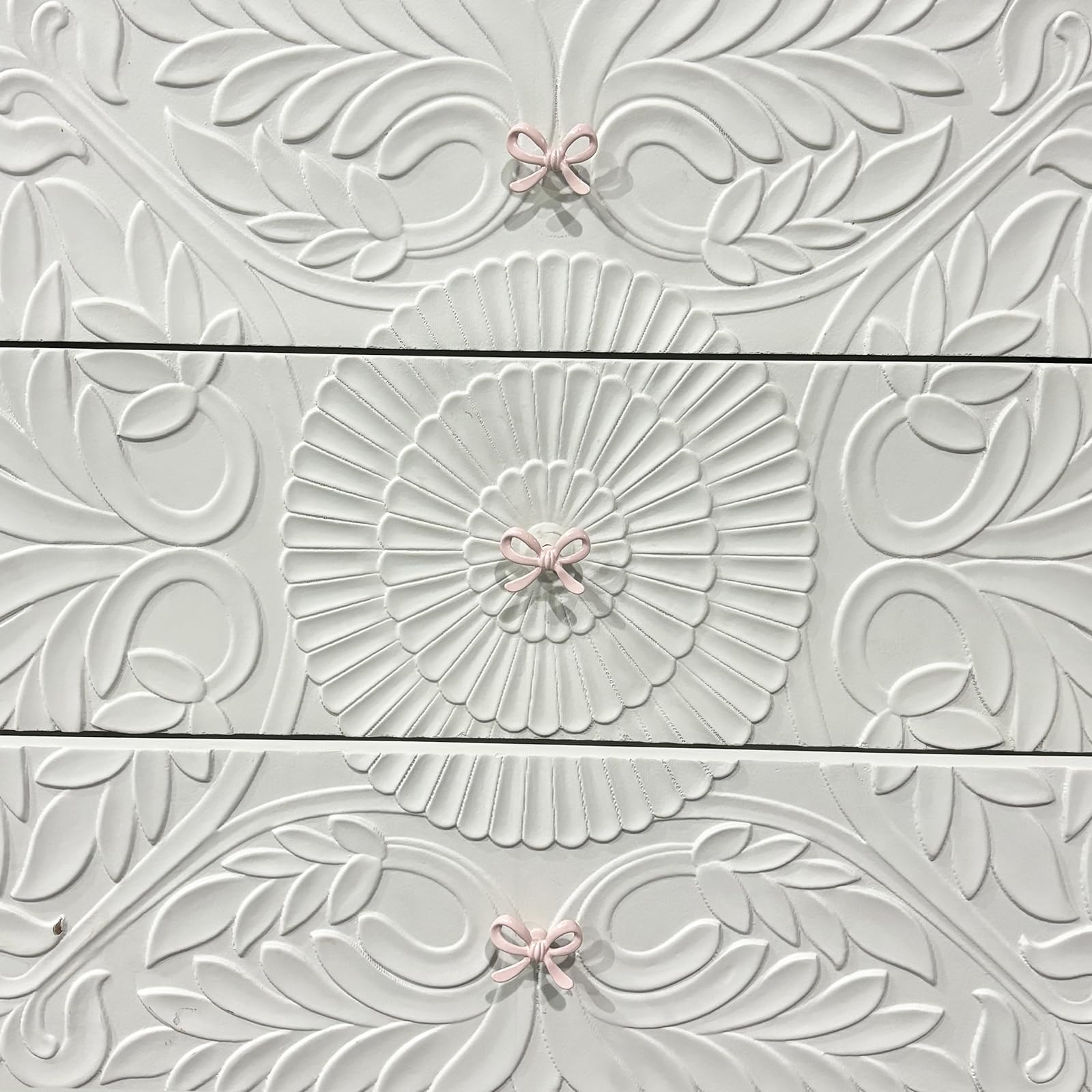 Snapklik.com : 6 Funpop Pink Bow Drawer Pulls & Cabinet Knobs ...