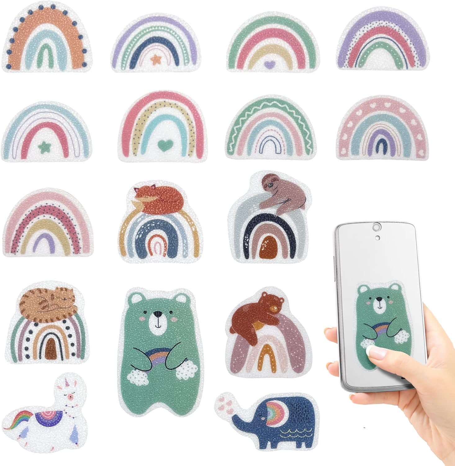 Amazon.com: KPOONI 16 PCS Calm Stickers Sensory Calming Stickers ...