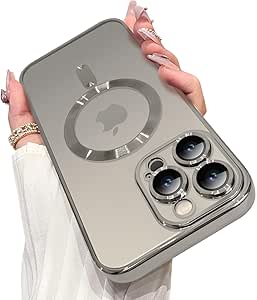 Amazon.com: OOK Magnetic Case Made for iPhone 16 Pro Max [Built-in Camera Lens Protector ...