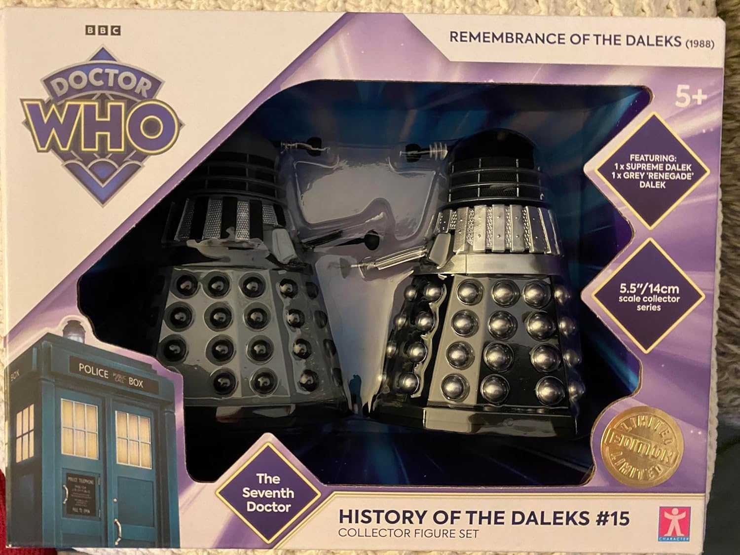 Amazon.com: History of the Daleks 15 Remembrance of the Dalek Figure ...