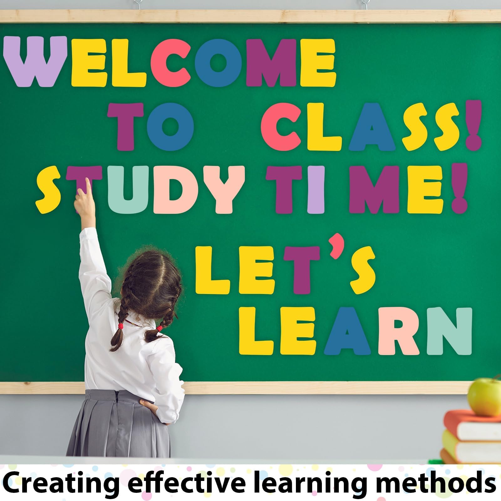 Snapklik.com : 150 PCS Large 7" Bulletin Board Letters Set, Warm Boho ...