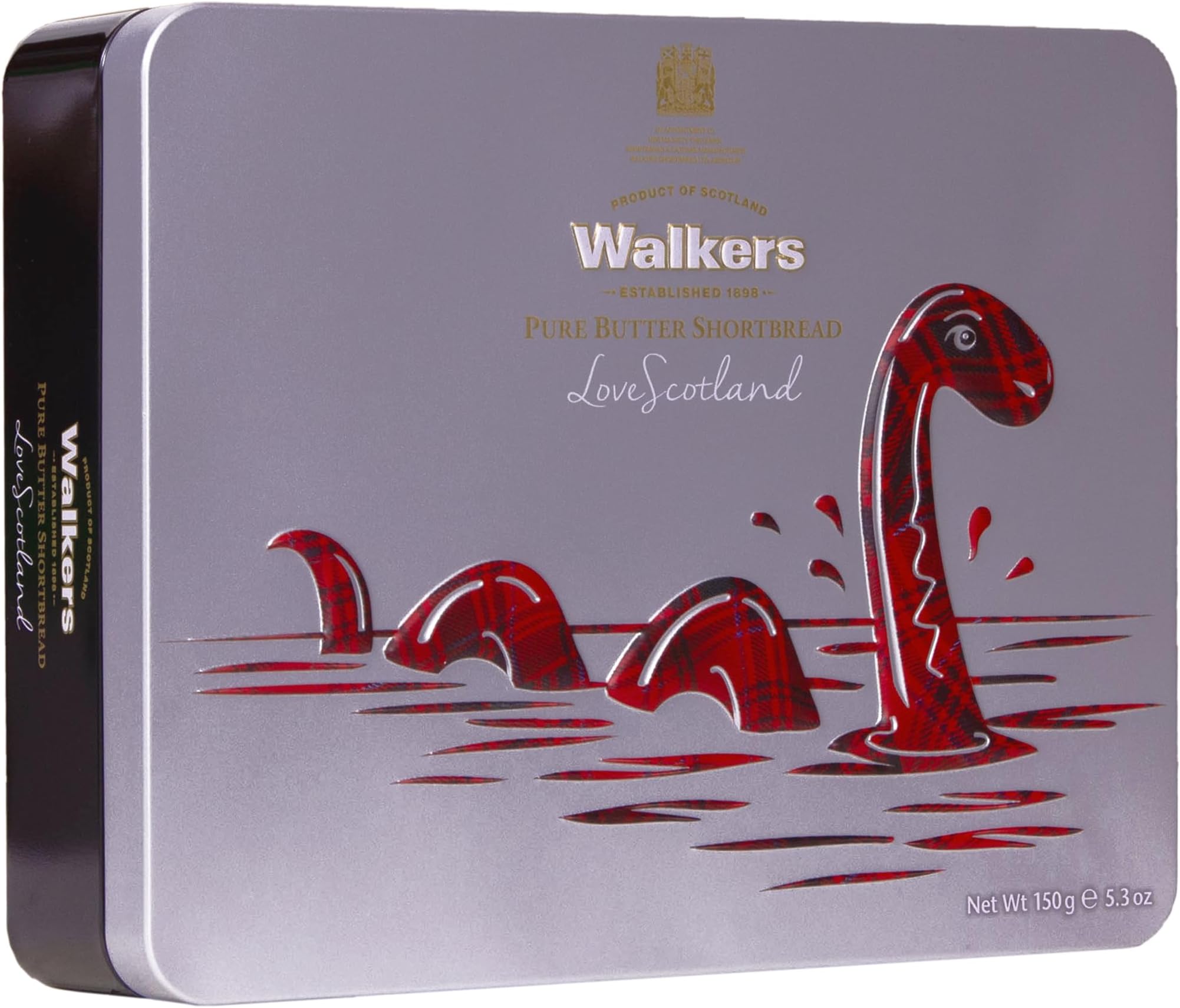 Amazon.com: Walker's Shortbread Scottish Icon Nessie Tin, All-Butter ...