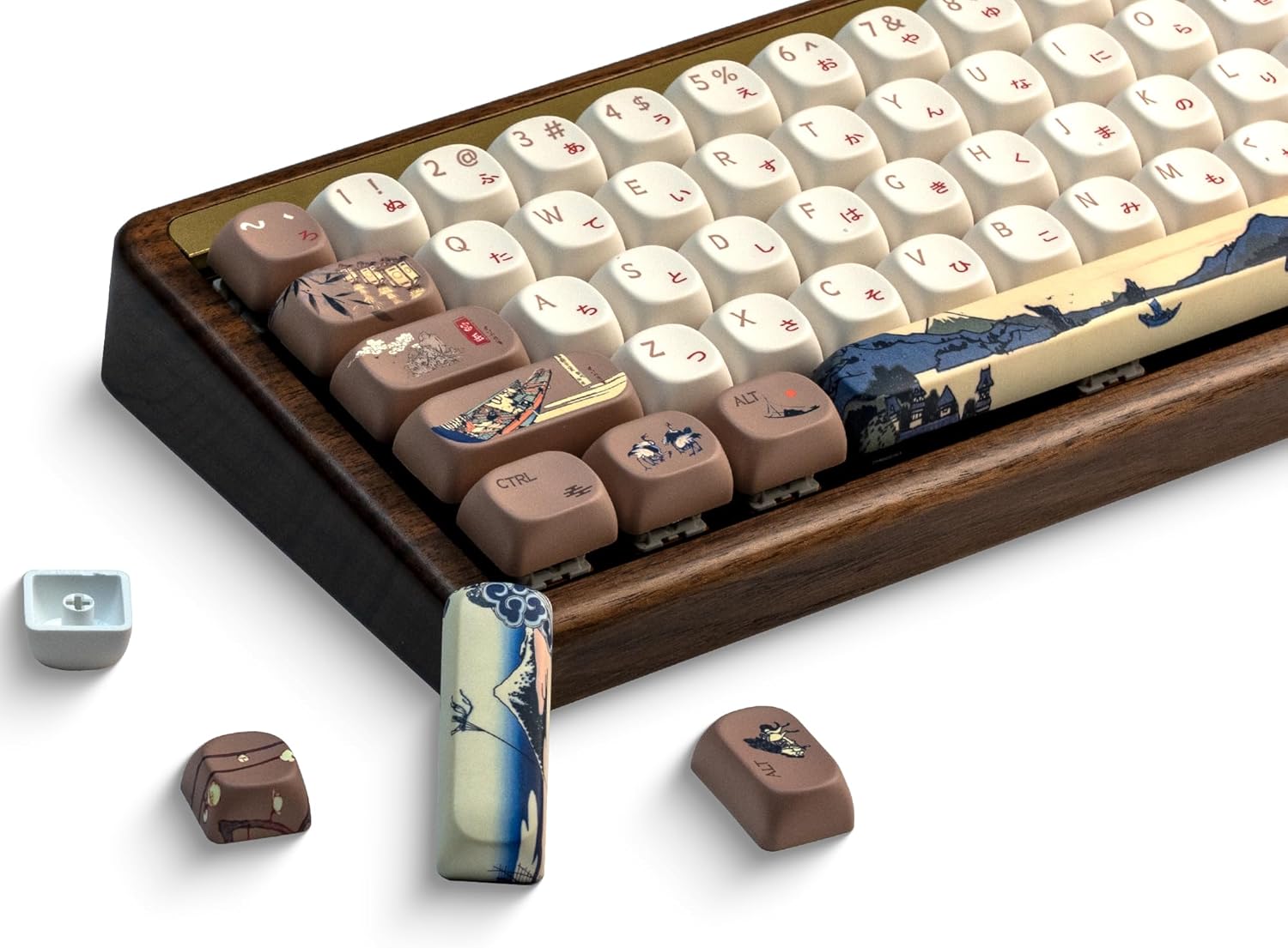 Amazon.com: OHY XVX MOA Profile Japanese Fuji Mountain Theme PBT ...