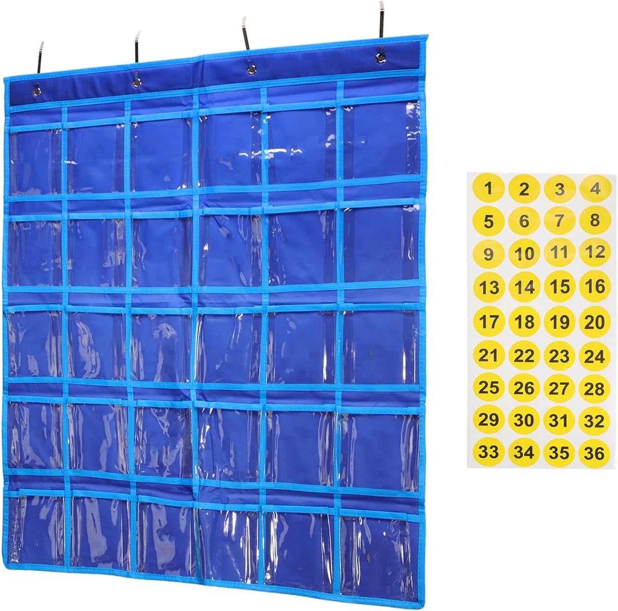 sourcing map Classroom Pocket Chart for Cell Phone, 30-Pocket Phone ...