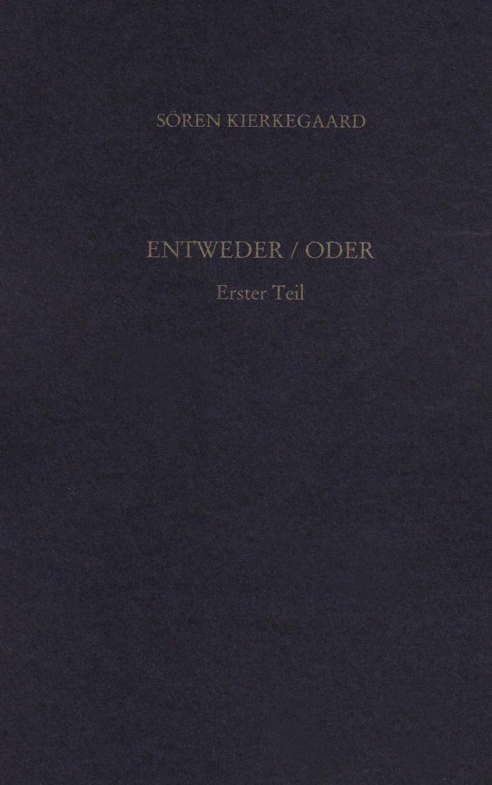 Amazon.com: Entweder/Oder 1. Gesammelte Werke und Tagebücher. 1. Abt ...