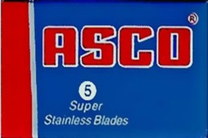 Amazon.com: 5 Asco Super Stainless Razor Blades - Create Your Sampler ...