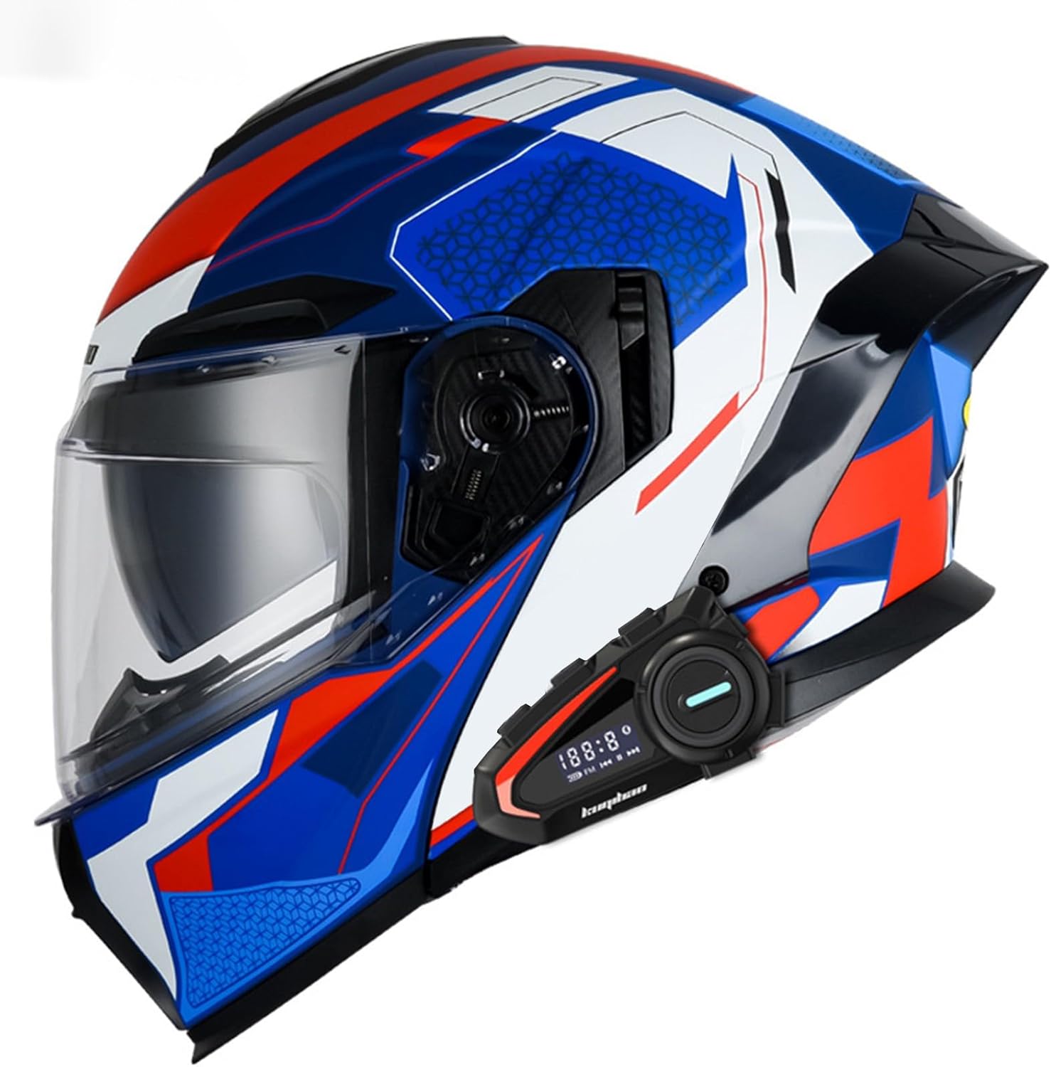 Bluetooth Flip Up Helmet Motorcycle Helmet, Modular Bluetooth Helmets ...