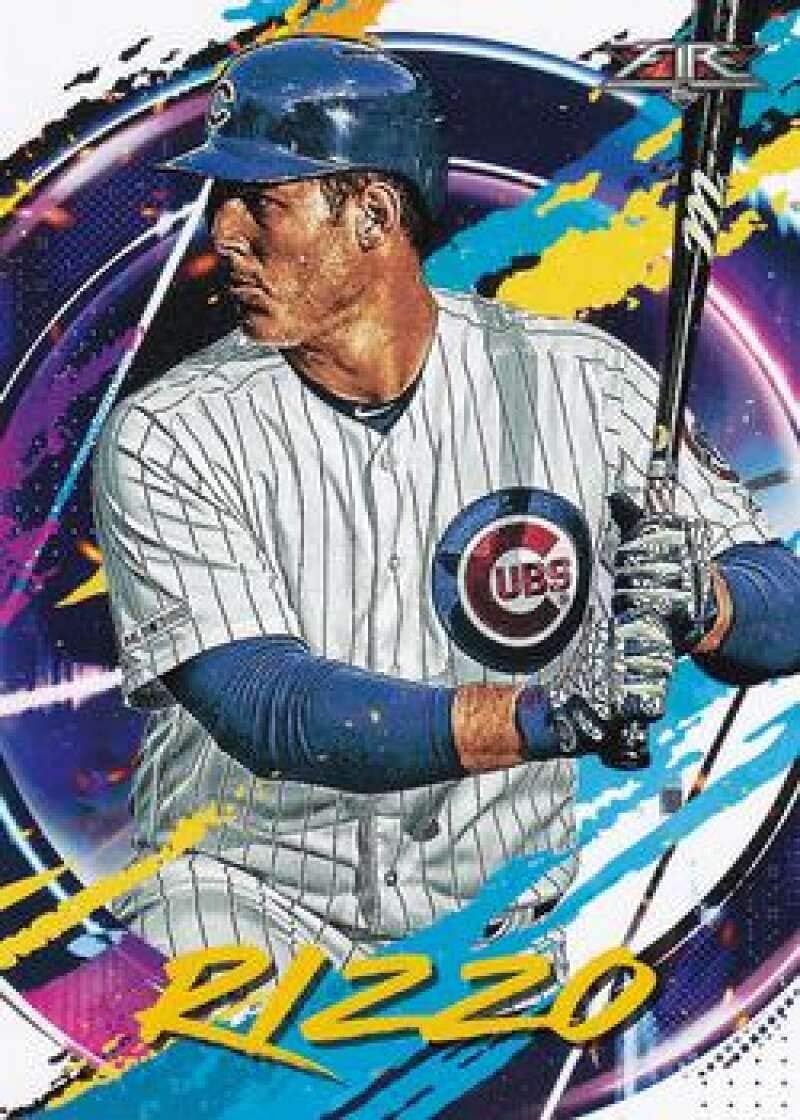 Amazon.com: 2020 Topps Fire Baseball #6 Anthony Rizzo Chicago Cubs ...
