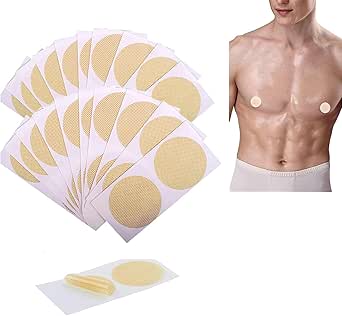 KALUROIL 50 Paar Nippel Aufkleber Herren Nippel Cover | Wasserdicht ...