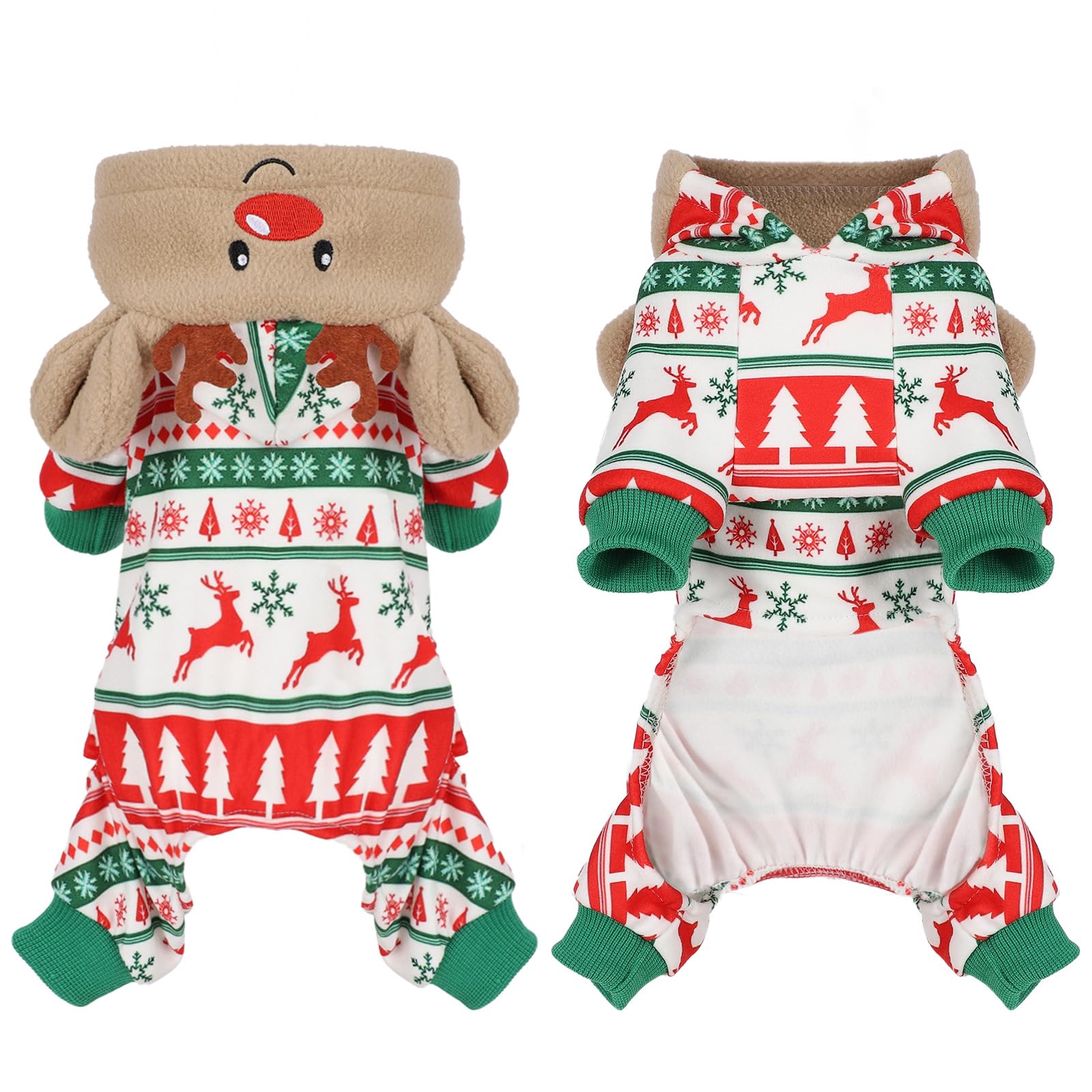 Amazon.com : Christmas Dog Pajamas Small Sized Dog Cute Bohemian Ethnic ...