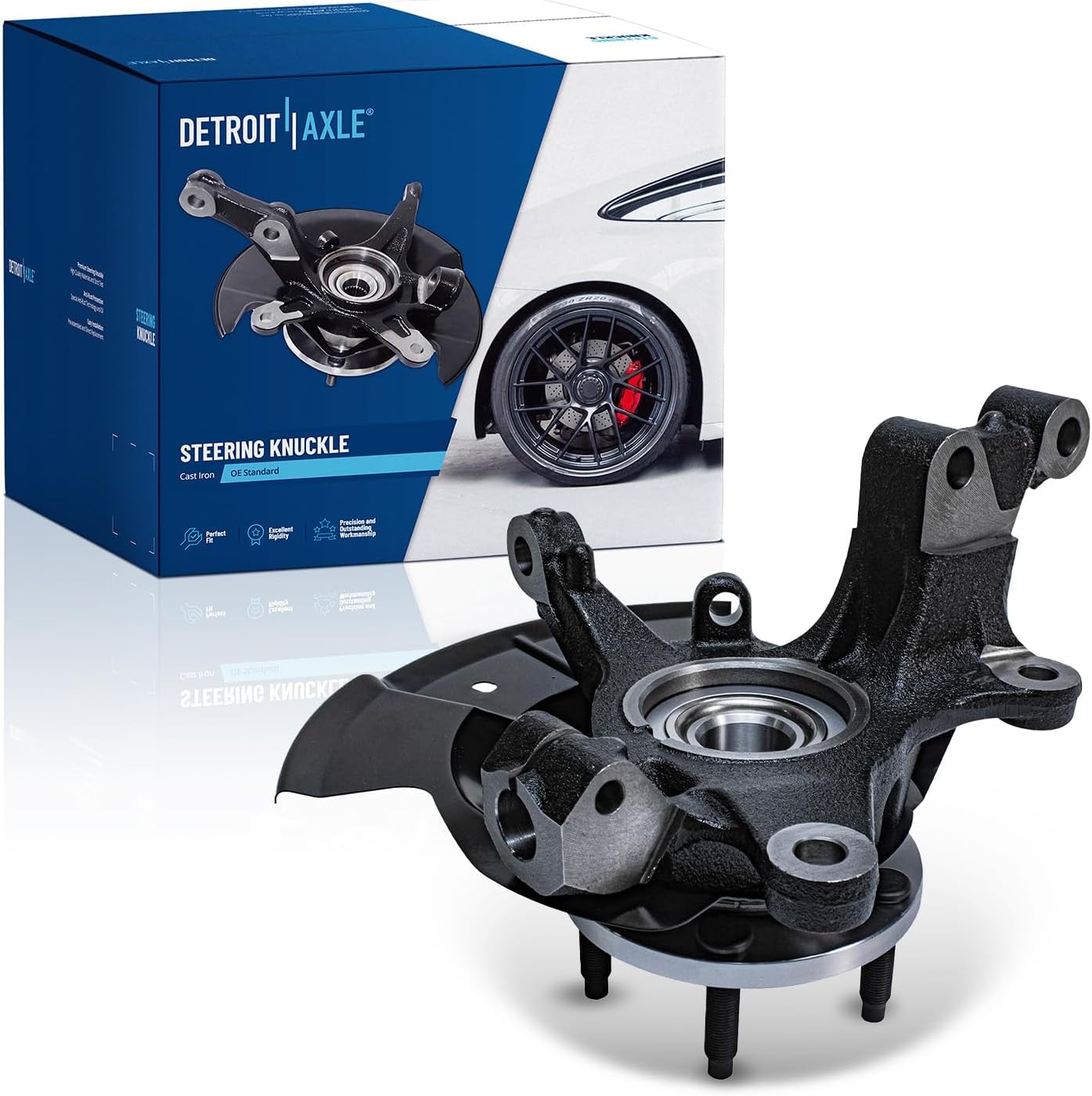 Amazon.com: Detroit Axle - Front Left Steering Knuckle for 07-10 Ford ...