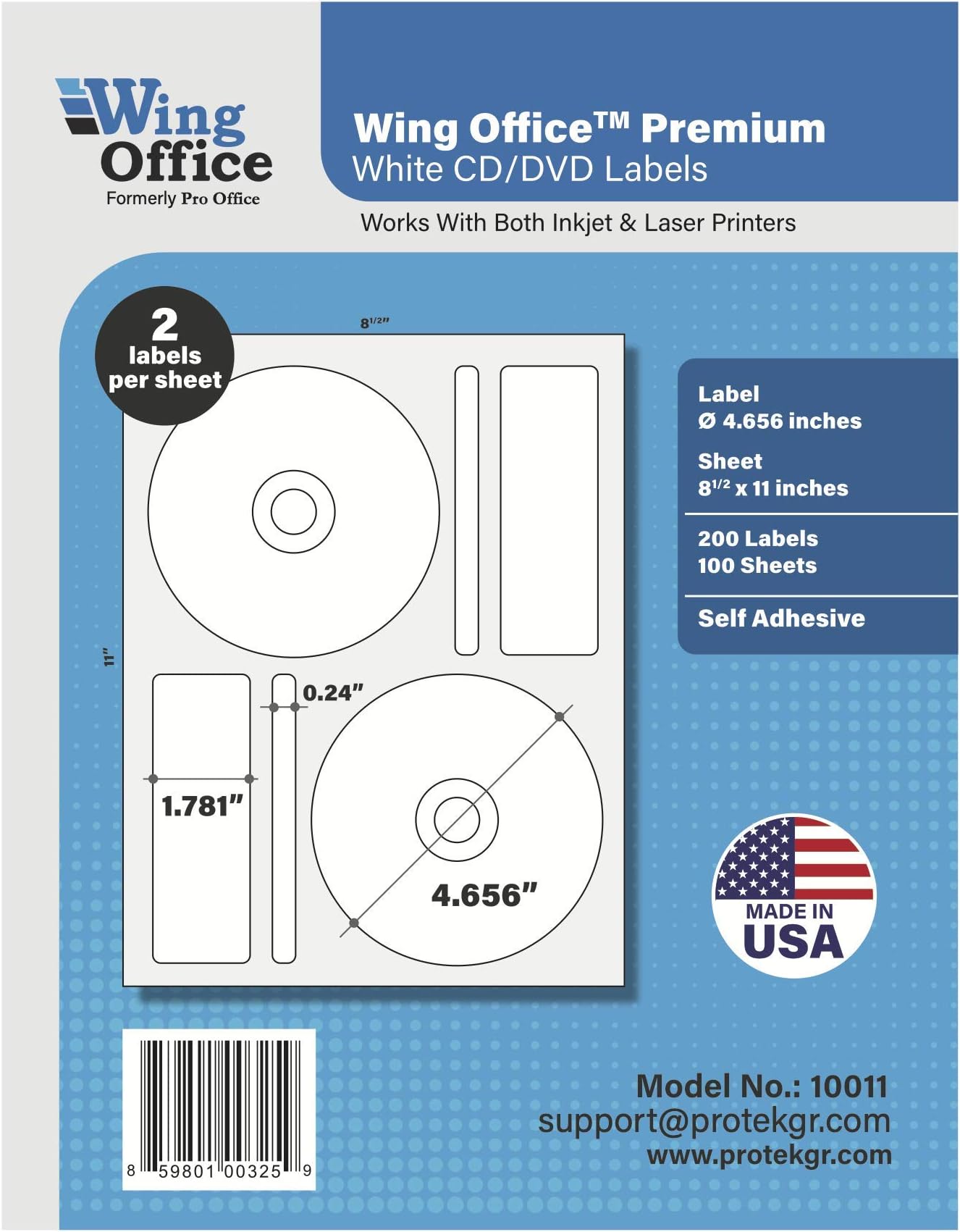 Amazon.com : Memorex White CD-R Labels 3202-0412, 50-Count : Blank Dvd ...