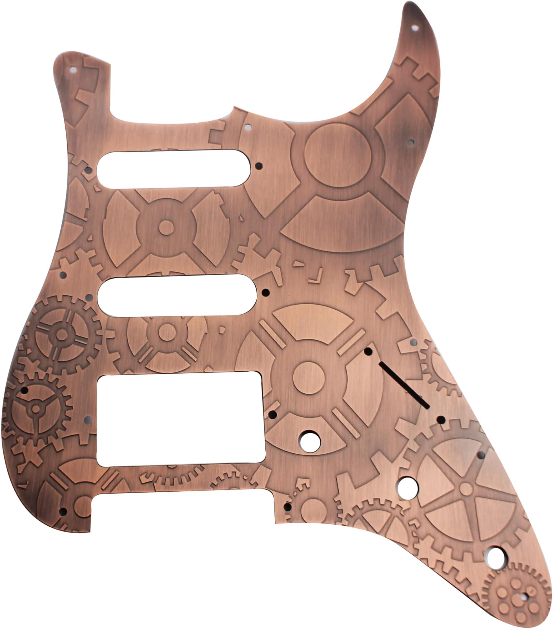 Amazon.com: Guyker ST/Strat Electric Guitar Pick Guard - 11 Hole Copper ...