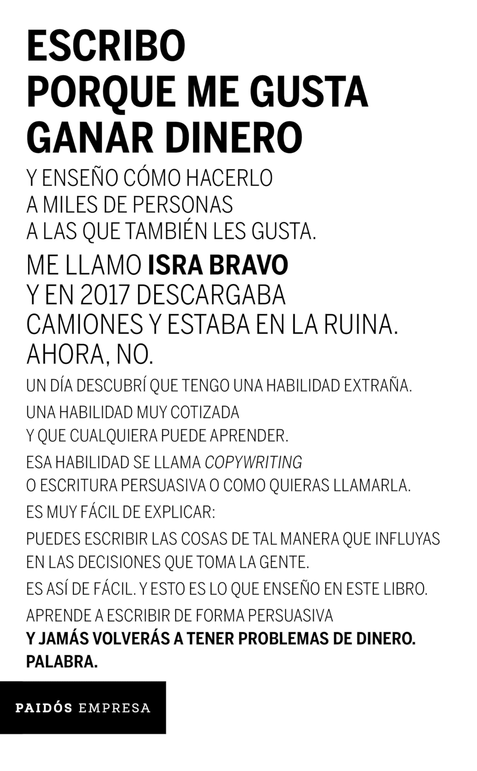 Amazon.com: Escribo porque me gusta ganar dinero (Spanish Edition ...