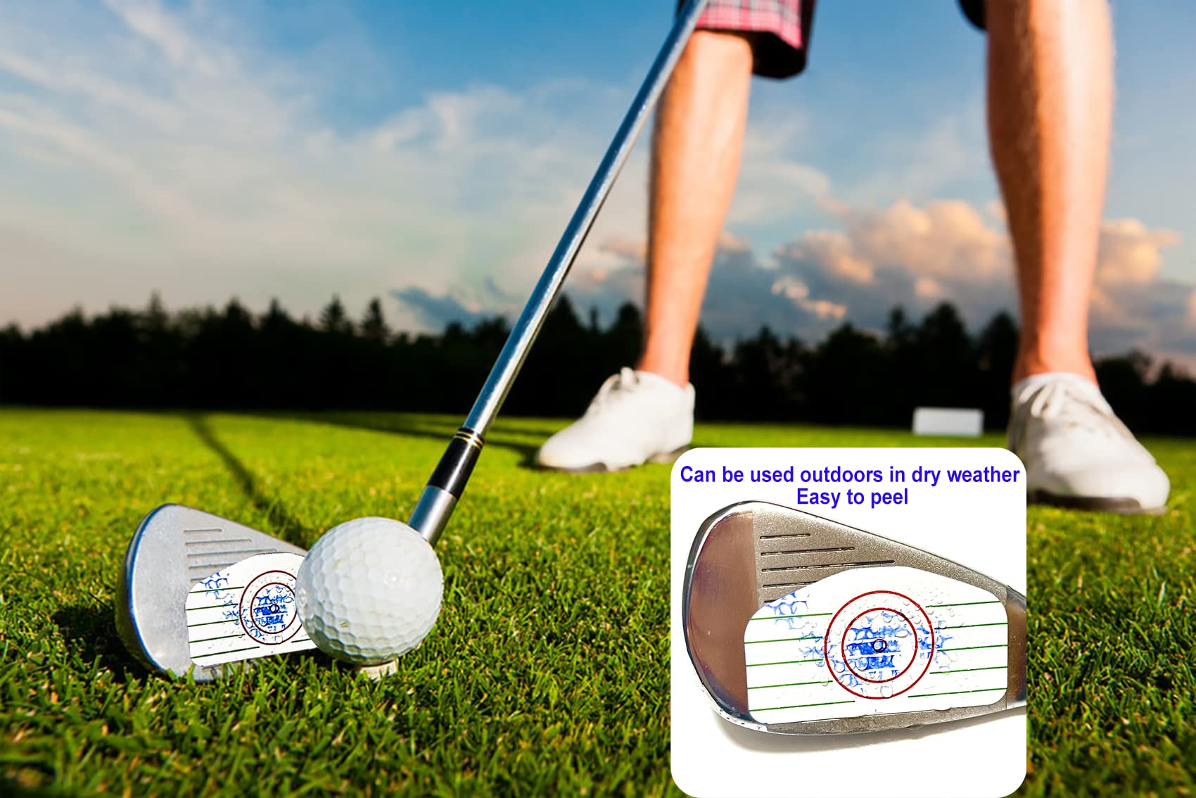 Snapklik.com : Golf Impact Tape Labels 250 Pcs/Roll Golf Impact ...