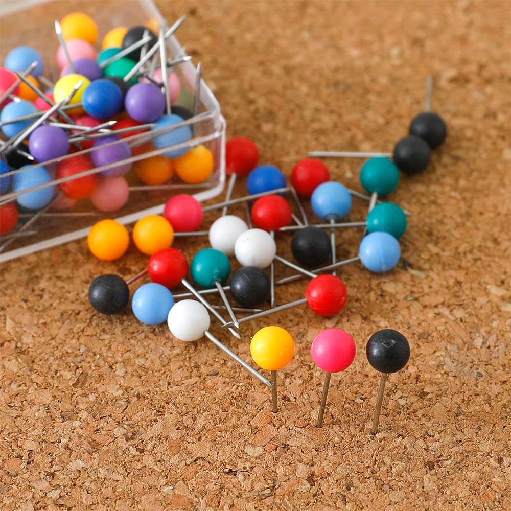 BanteyBanatey Thumb/Drawing/Notice Board Pin (Pack of 100) : Amazon.in ...