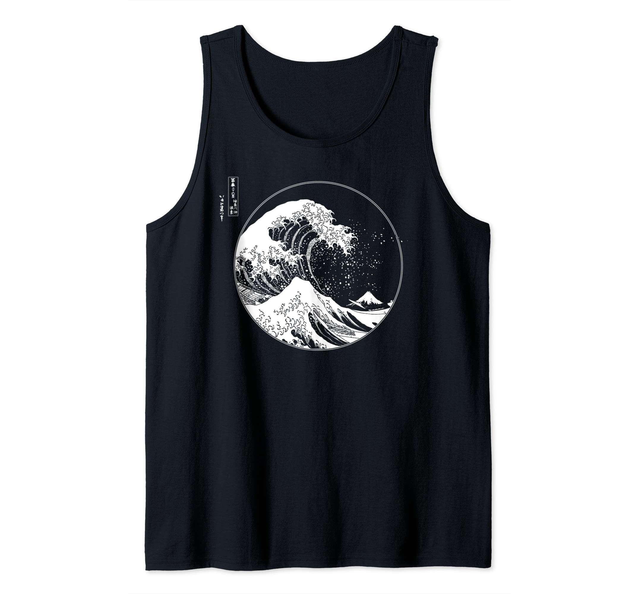 Amazon.com: The Great Wave off Kanagawa Hokusai Japanese Art Tank Top ...