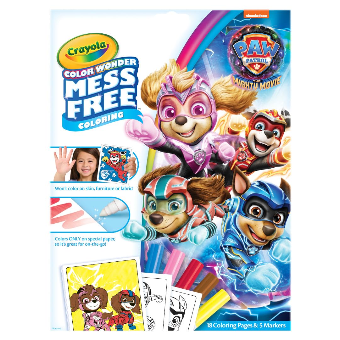 Snapklik.com : Crayola Color Wonder Paw Patrol Aqua Pups Coloring Set
