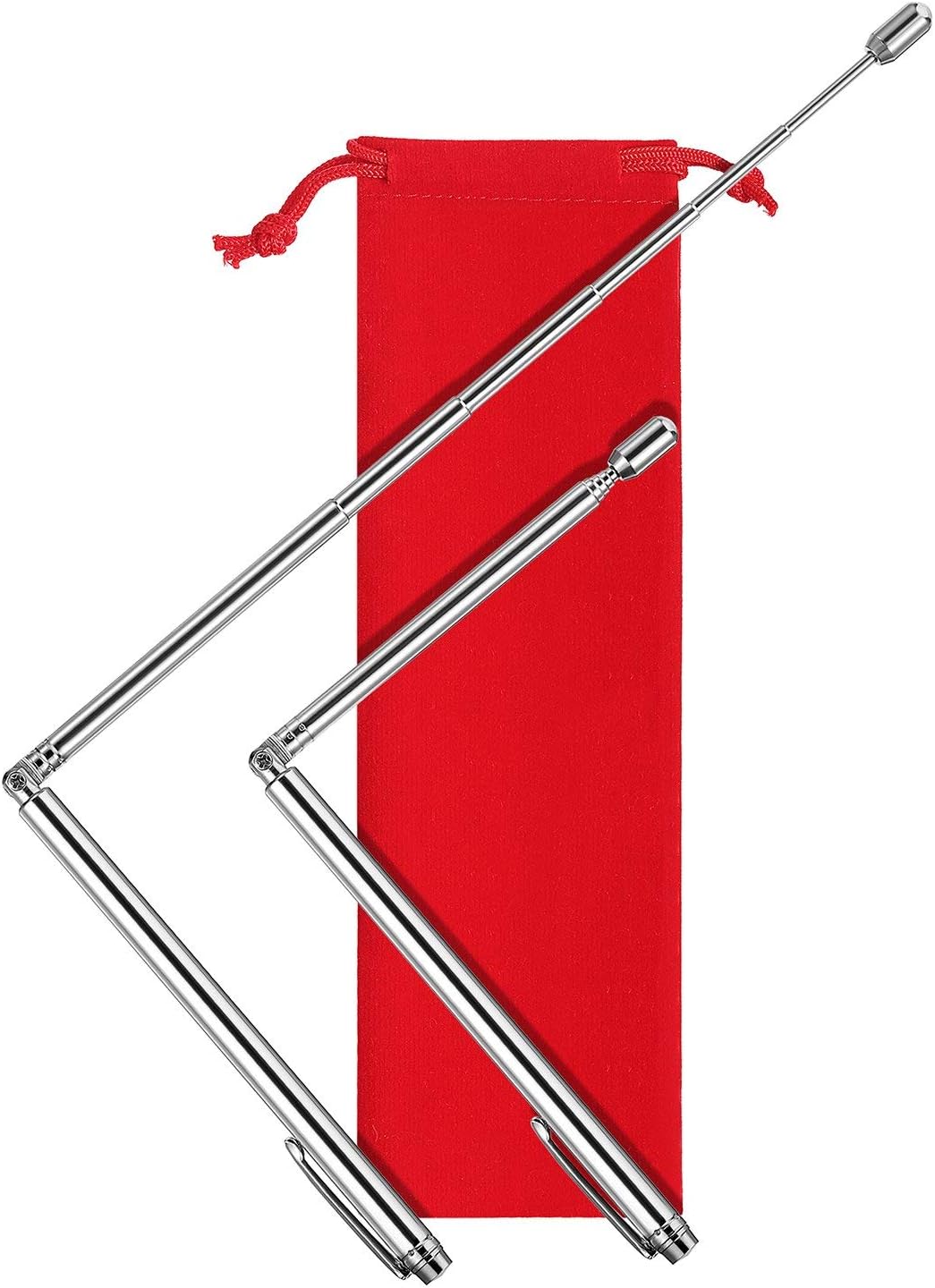 2 Pack Dowsing Rods Solid Dowsing Rod with Handles and Bag for Gold ...