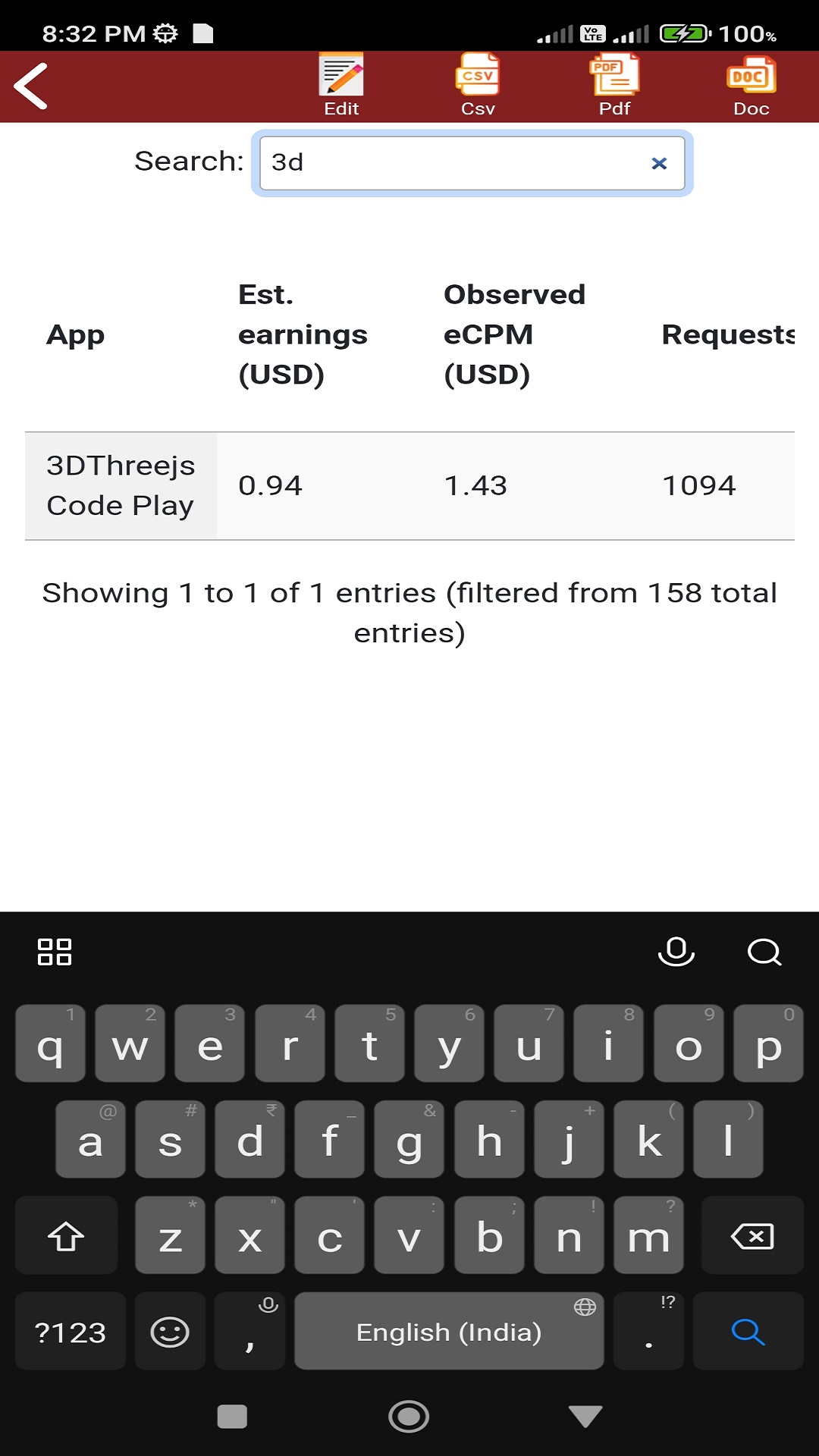 CSV file Create Edit and Viewer-Amazonアプリストアのアプリ