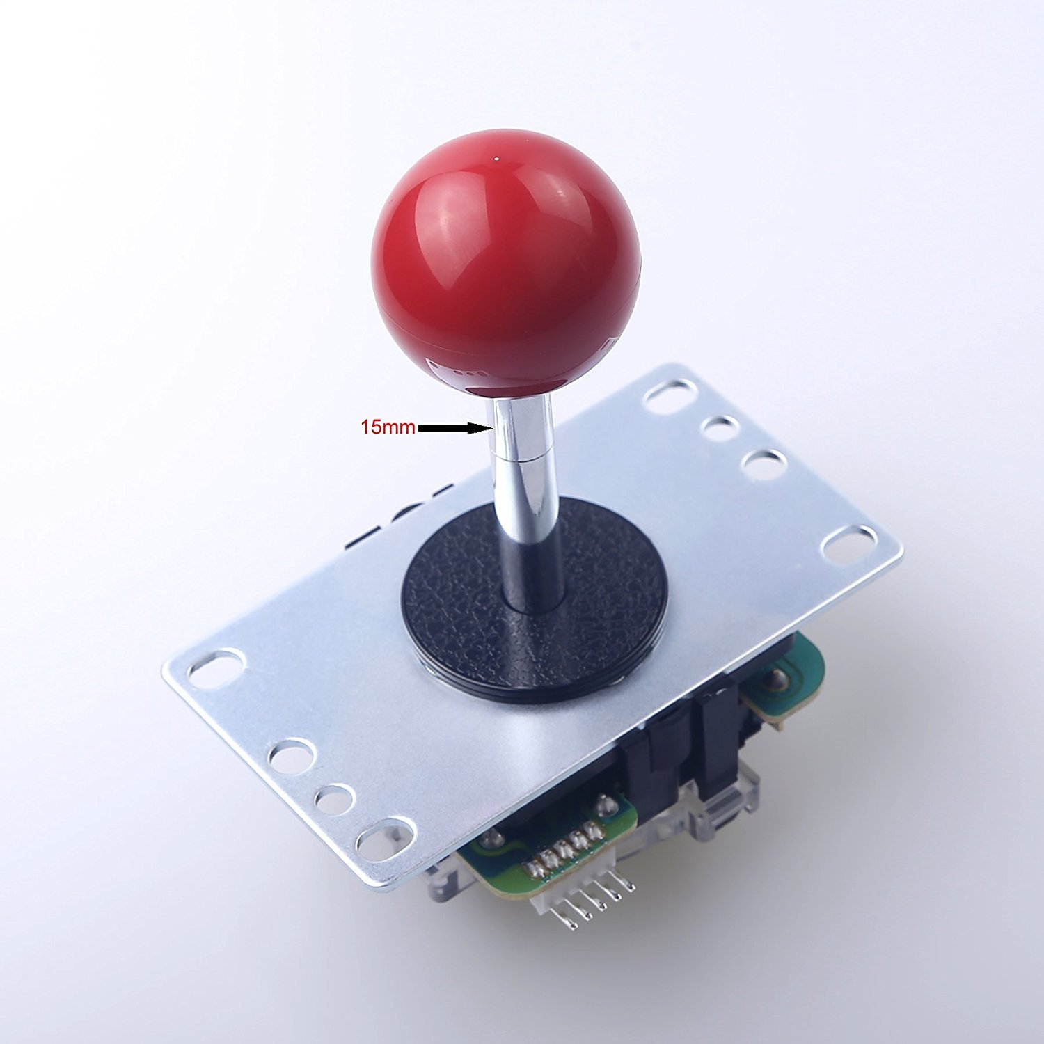 Snapklik.com : EG Starts 2X Chrome Arcade DIY Shaft Extender Joystick ...