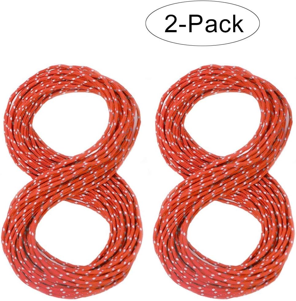 Amazon.com: AIDIER Reflective Nylon Cord, Tent Guyline Rope for Camping ...