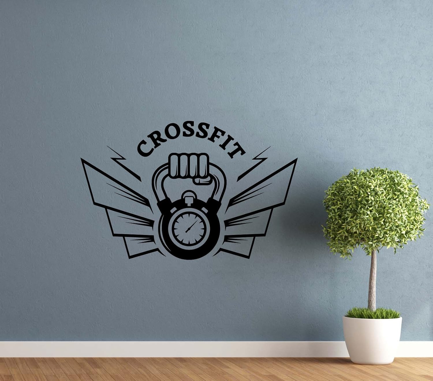 Amazon.com: Crossfit Wall Decal Fitness Gym Sports Center Club ...