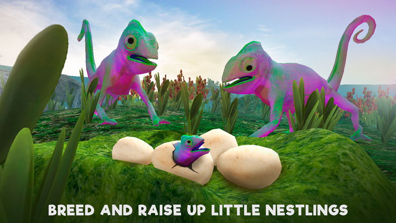 Wild Chameleon Simulator 3D: Exploration of Micro World | Small Animal ...