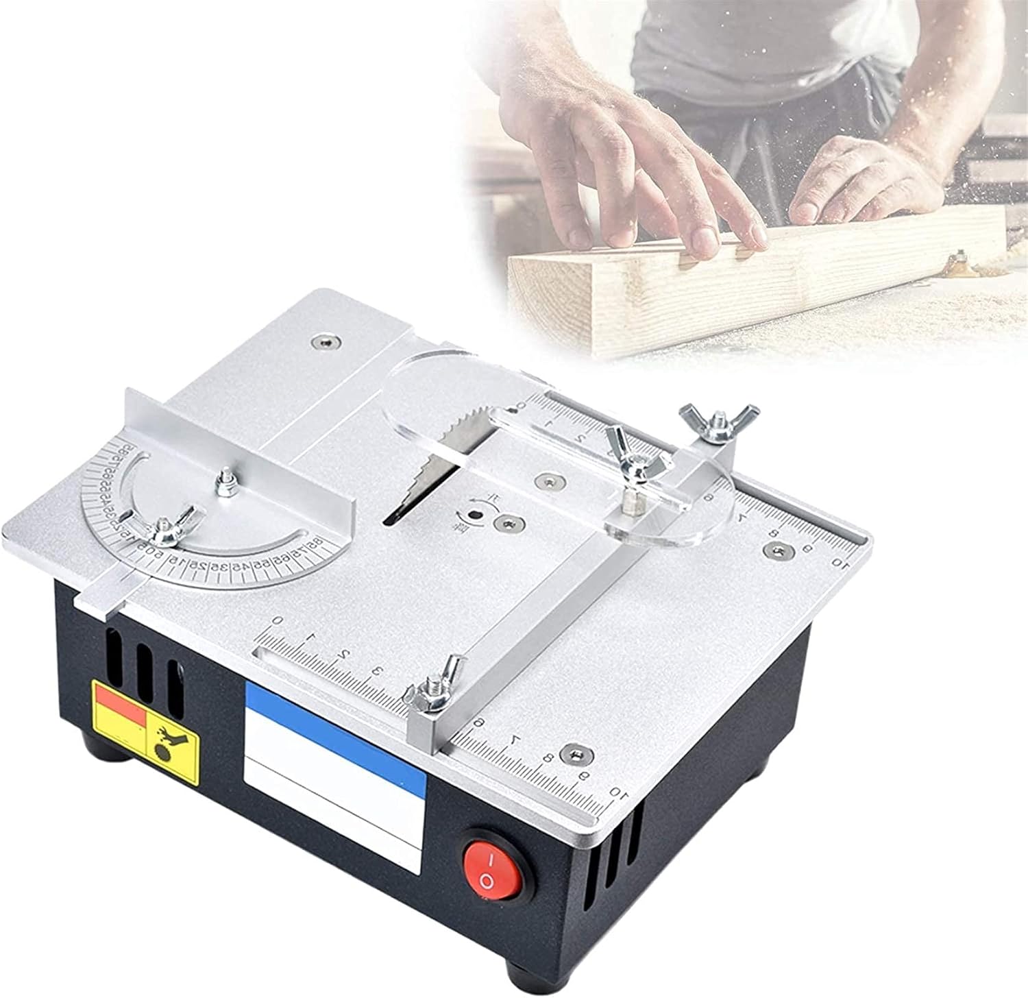 Portable Table Saw, Adjustable Electric Table Saw, with 7-speed Level ...