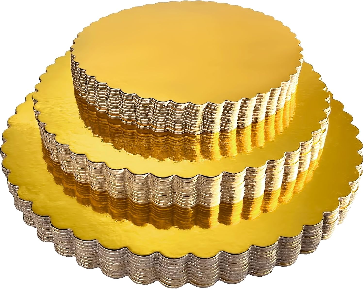 Amazon.com: 18-Pack Sturdy Round Cake Boards 8,10 and 12 inch, Gold ...