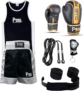 Prime Leather PSS Ultimate Kids Boxing Uniform Set of 5 Pieces ...