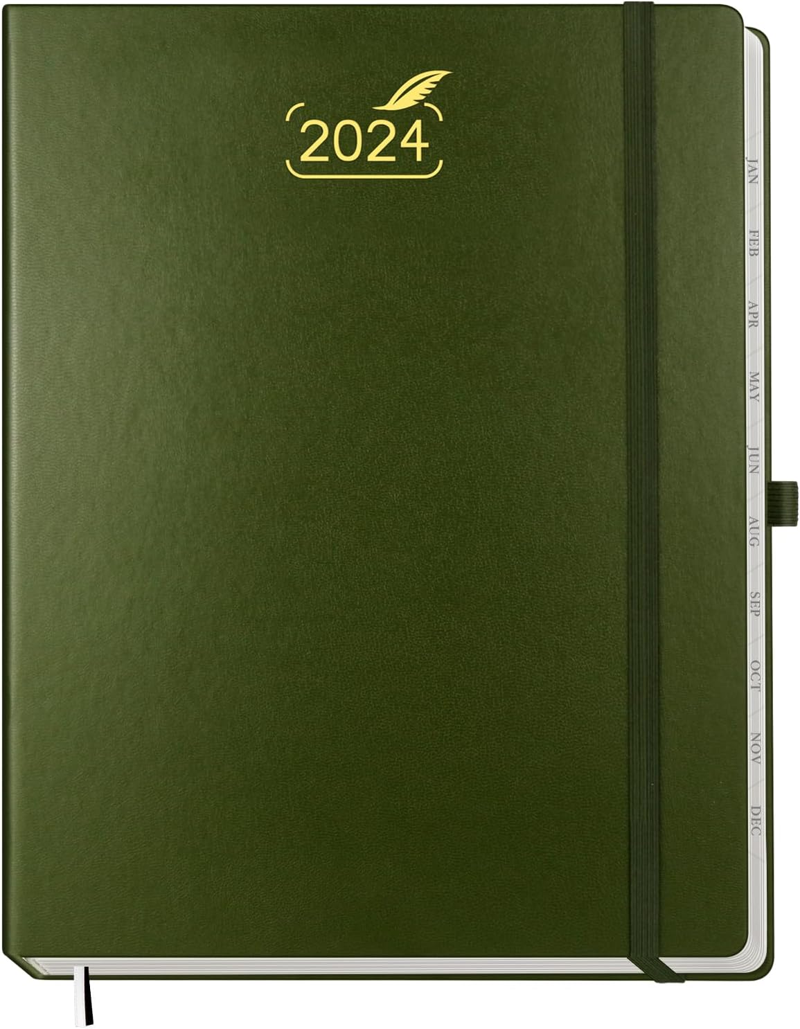 BEZEND Agenda Settimanale 2024 Verticale A4 [Olivo] Pacifico] Carta da ...