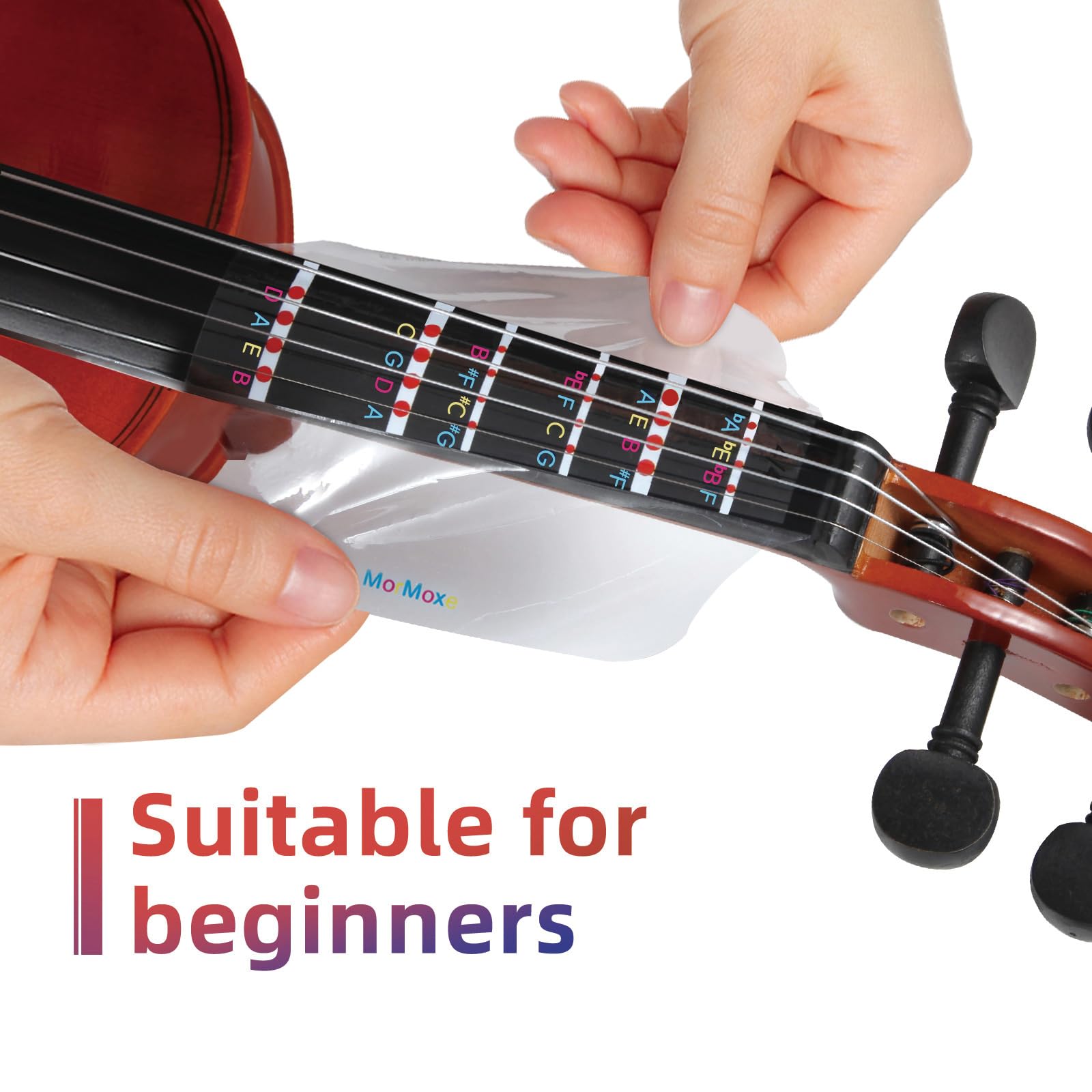 Fretboard Stickers Meccanity 1/2 Violin Finger Guide Stickers ...