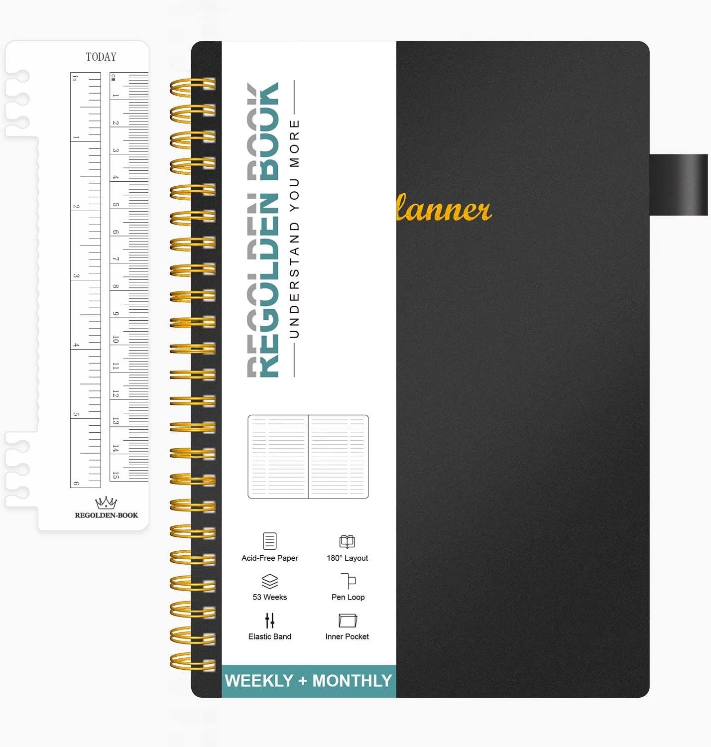 Amazon.com : Weekly Planner Undated, Weekly Goals Schedule Planner with ...