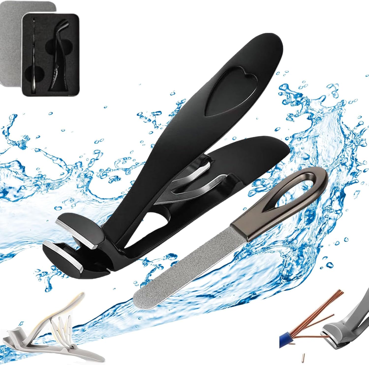 Amazon.com : Sherum Nail Clipper, Cumuul ClipMaster Pro, Shirem Nail ...