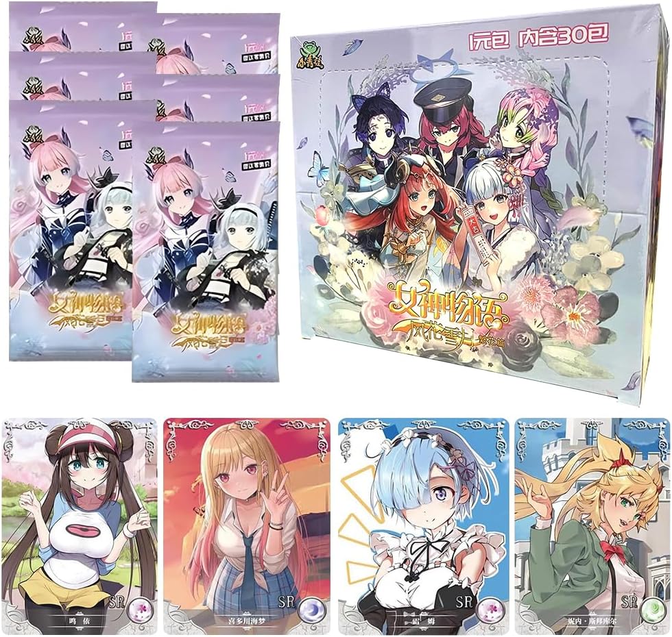 Goddeess Story Trading Cards,150PCS Goddeess Story Anime Cards ...