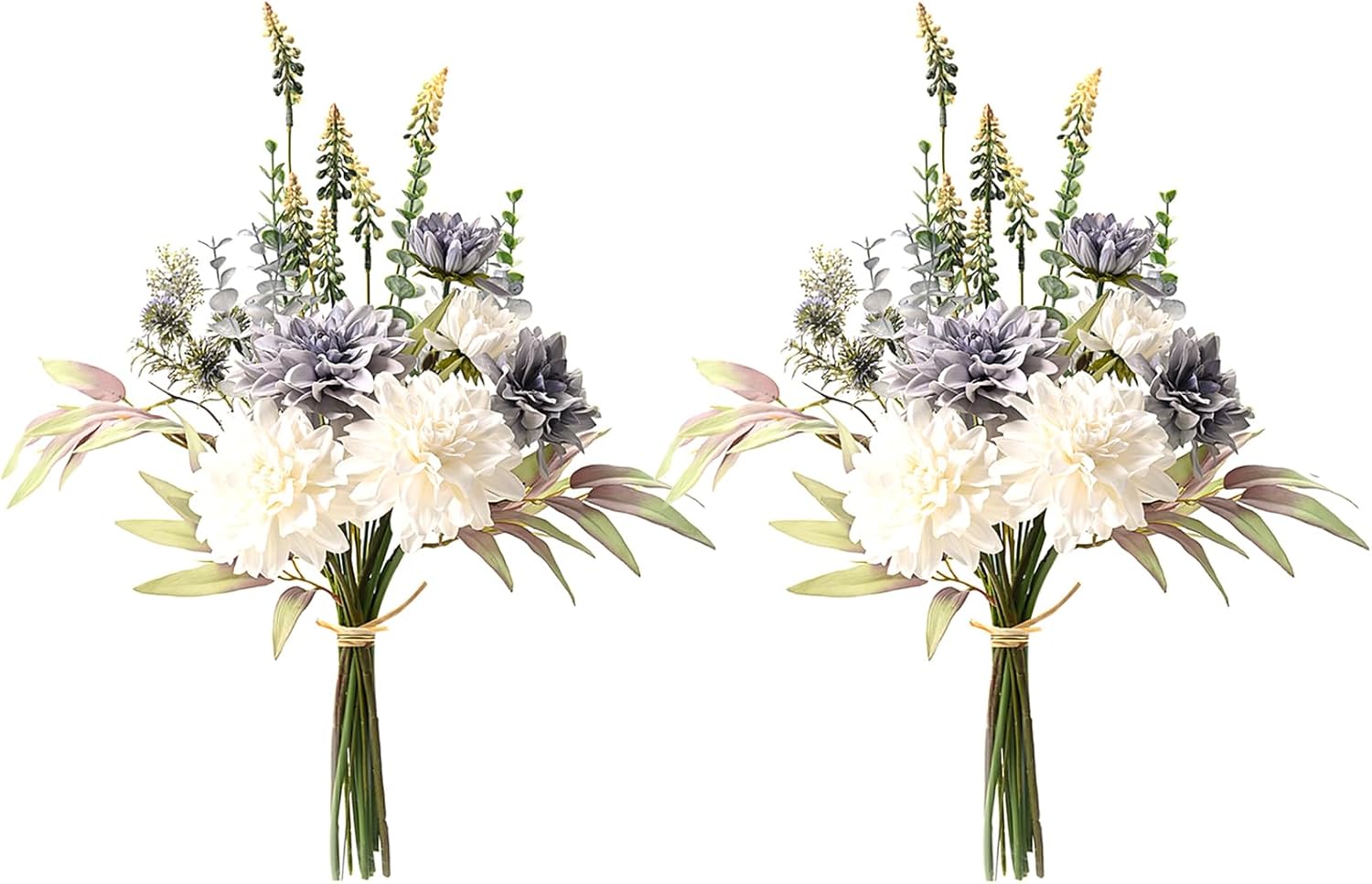 Amazon.com: GDSSG 2cps Fake Artificial Flowers Arrangements Like Real Silk Flowers Bouquets ...