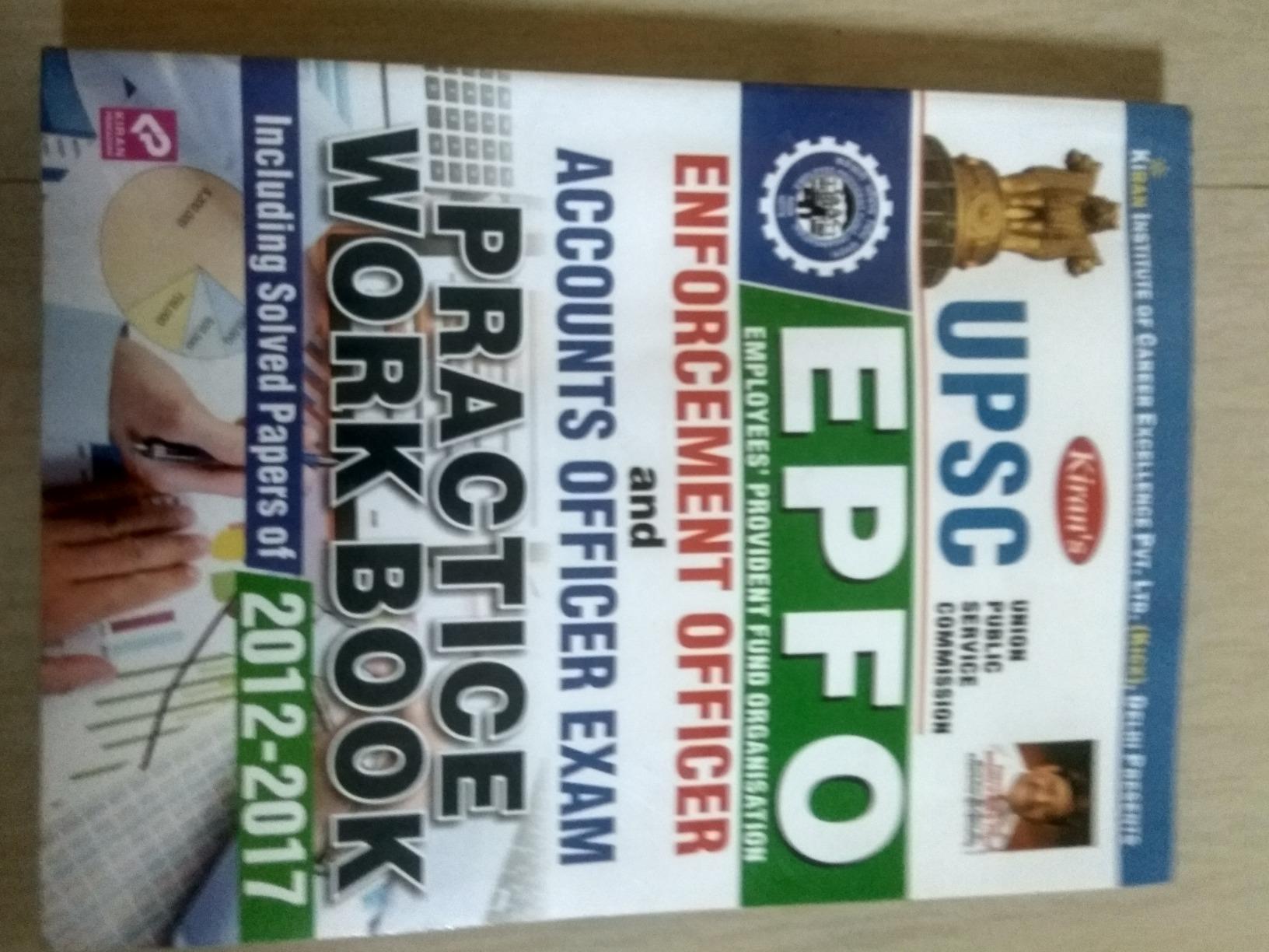 Buy Kiran Upsc Epfo Enforcement Officer And Accounts Officer Exam ...