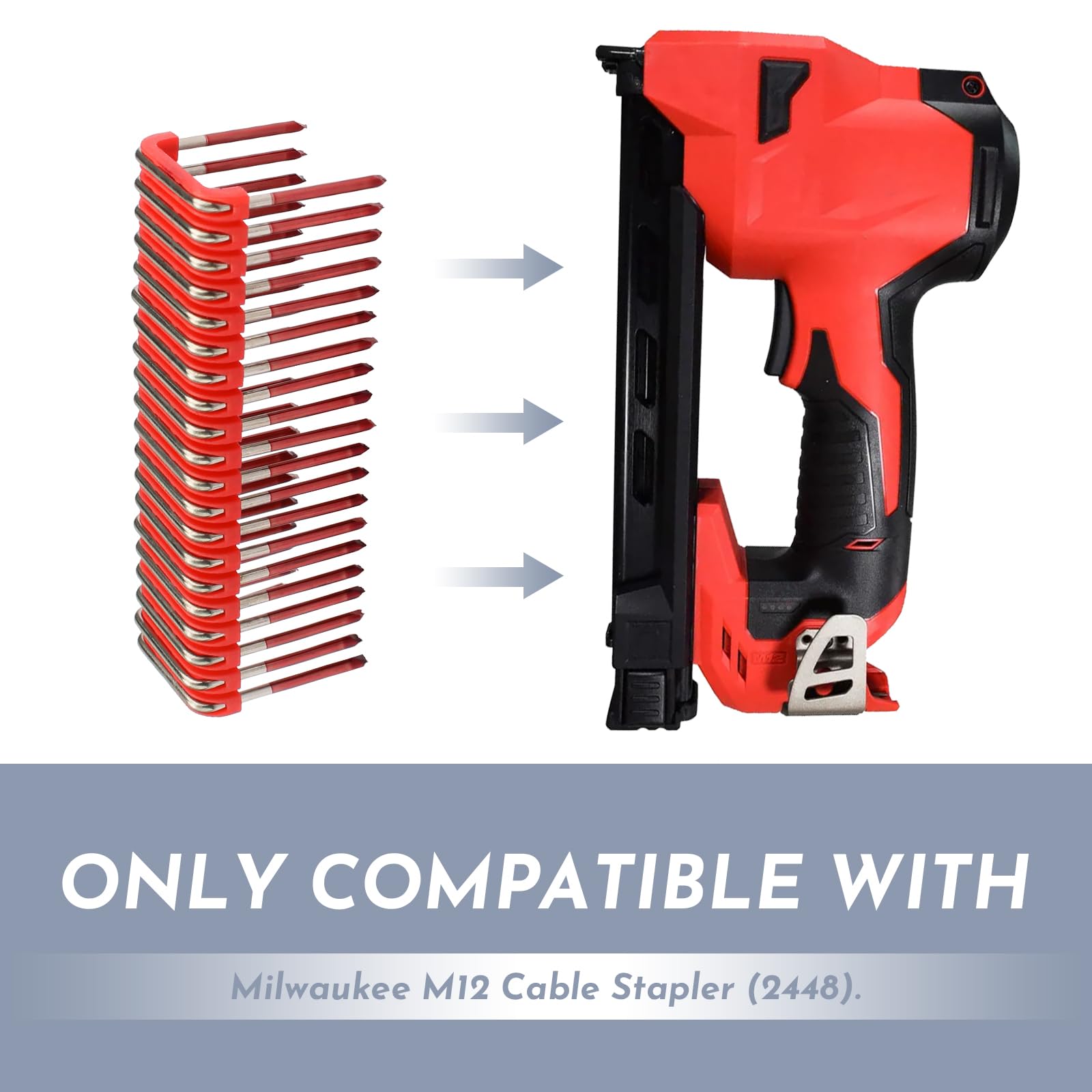 Snapklik.com : MNM1-600 1 Insulated Cable Staple, 1-Inch Insulated ...
