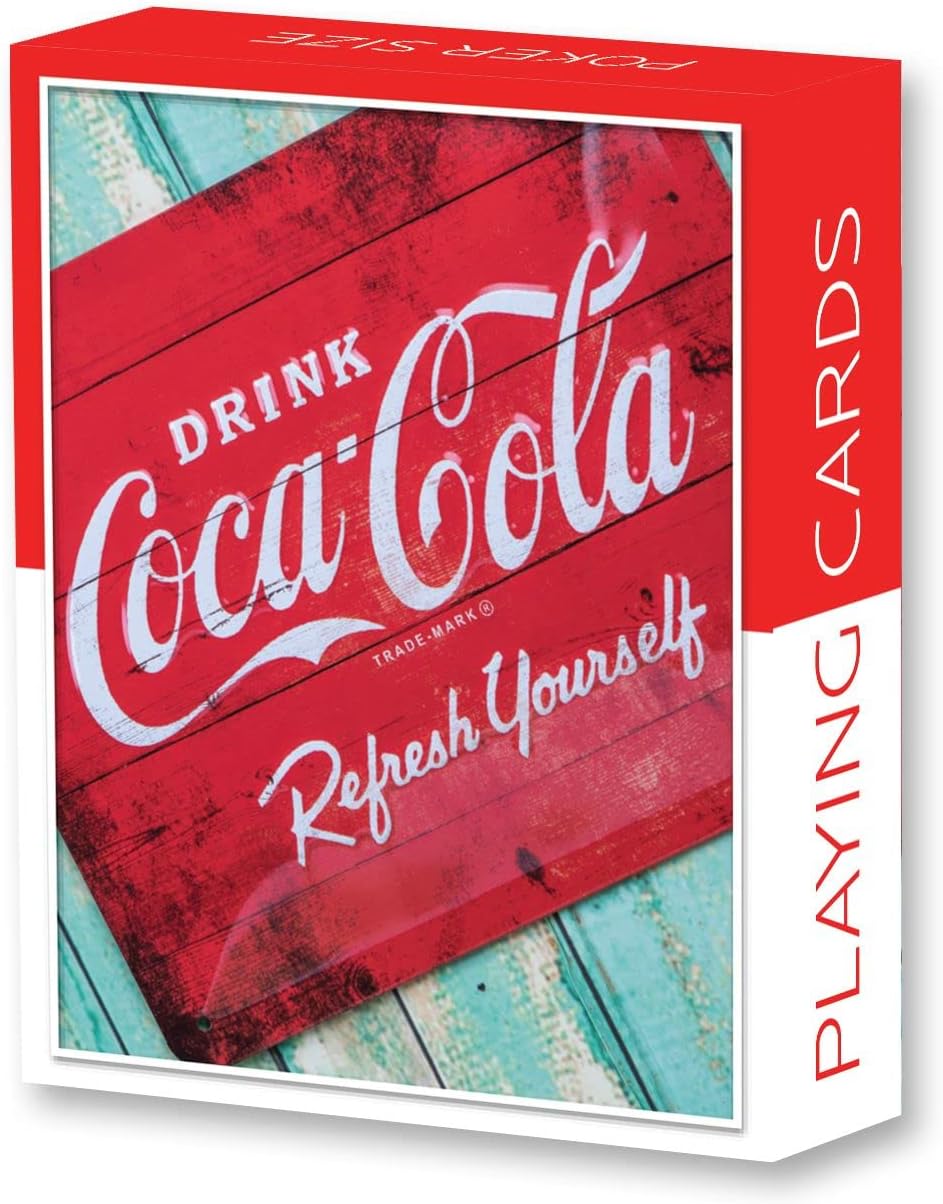 Amazon.com: Springbok Coca-Cola Standard Index Playing Cards Deck ...