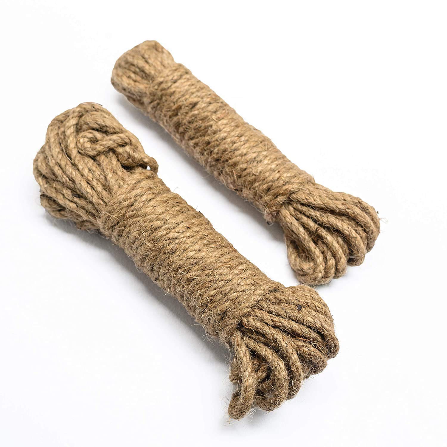 Jayshree Ropes 6 MM 9 Meters Jute Rope for Gardening, Clothes Drying ...