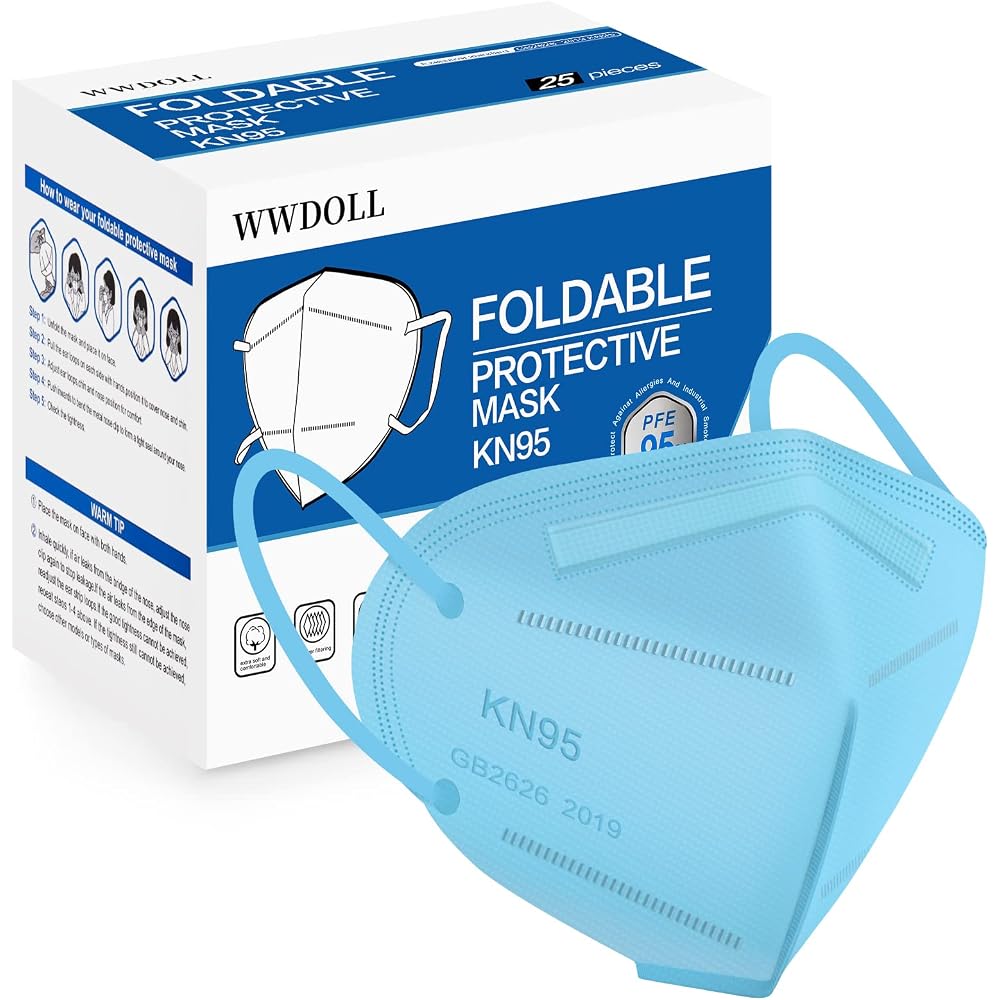 $4/mo - Finance WWDOLL KN95 Face Mask 25 Pack, 5-Layers Breathable ...