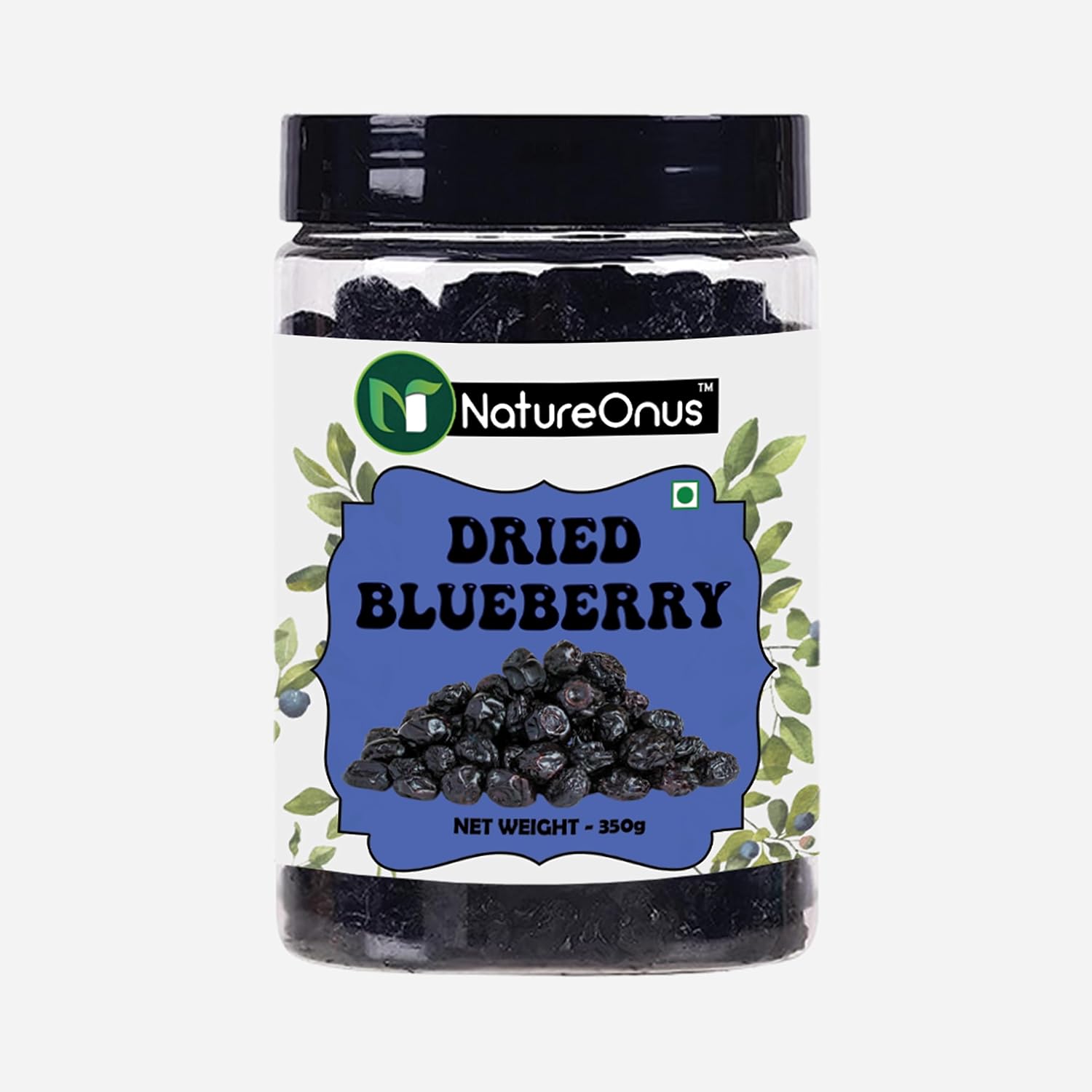 NatureOnus Dried Blueberries 350g | Healthy & Tasty Whole & Dried ...