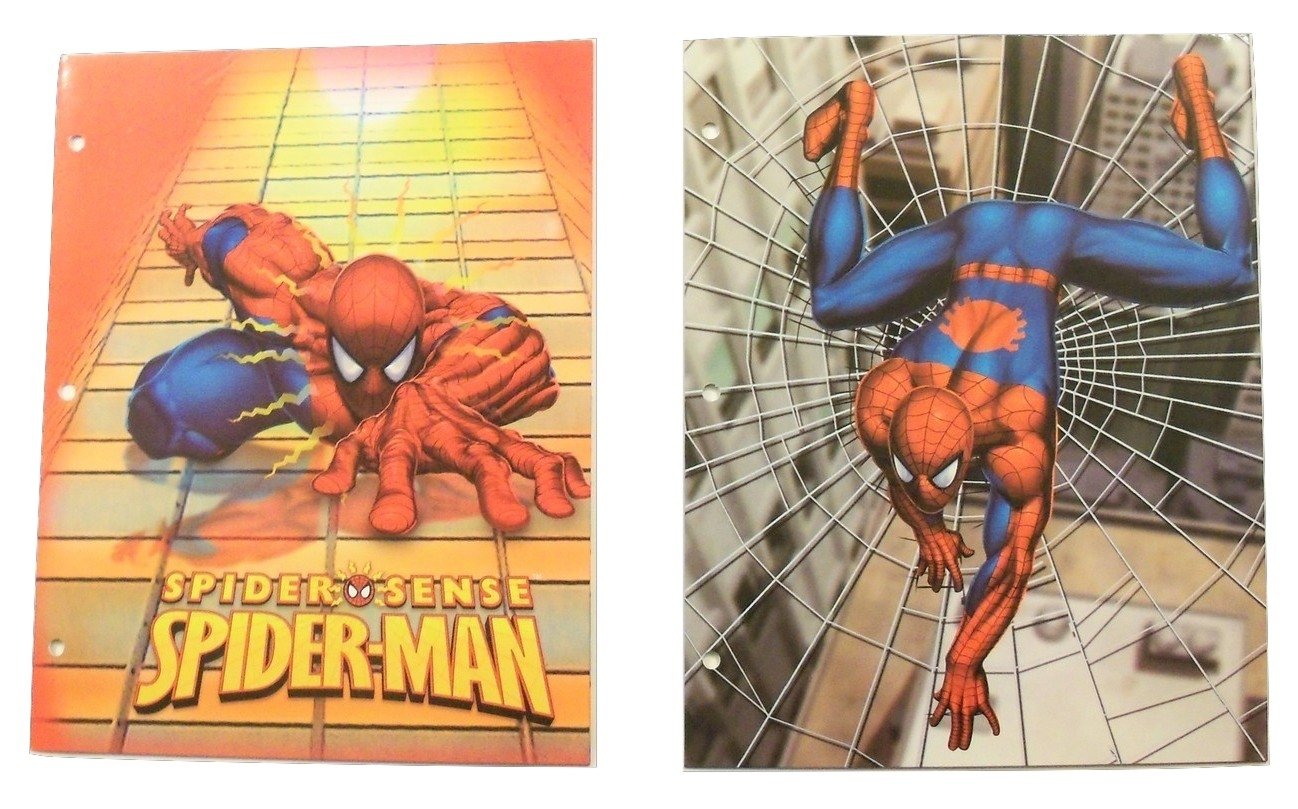 Buy Tri-coastal Design Marvel Spiderman Spidersense 2 Folder Set ...