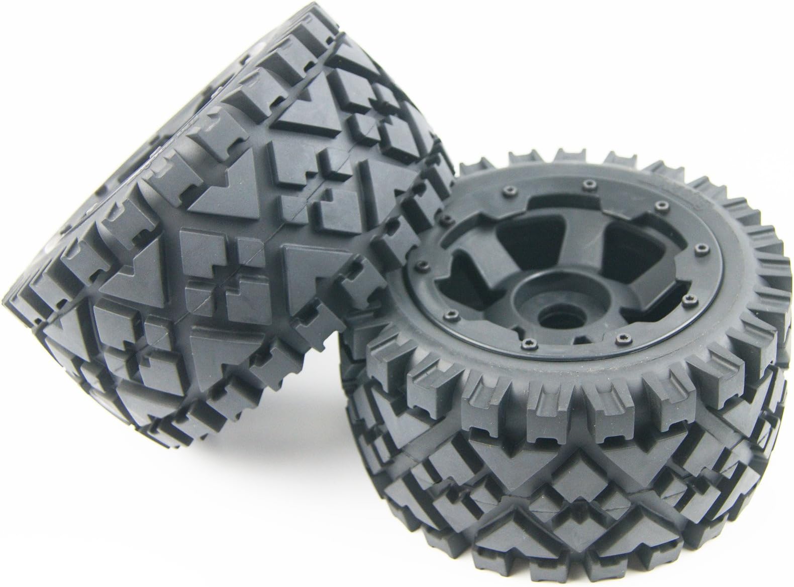 Amazon.com: TITRACING Strong Knobby Digger Tires Wheels for Rovan HPI ...