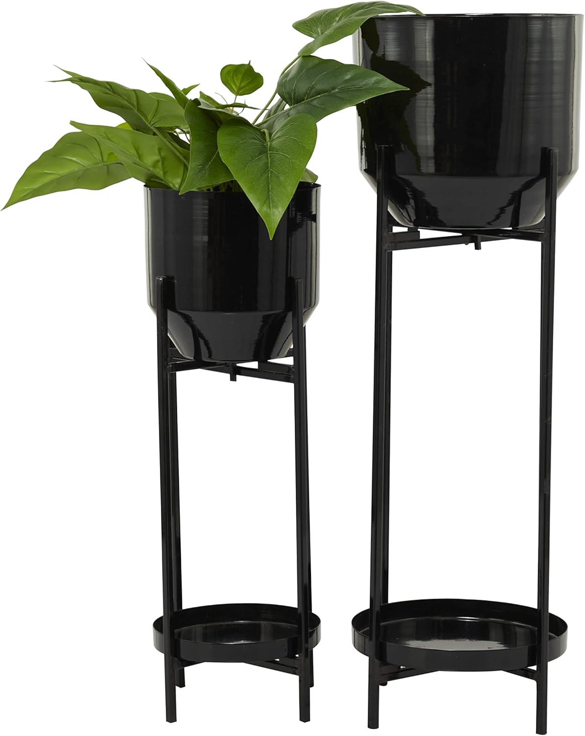 Amazon.com: Deco 79 Modern Metal Planter, Black : Patio, Lawn & Garden