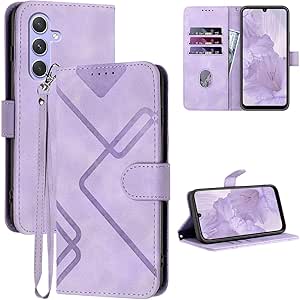 Amazon.com: JHWVVTF for Samsung Galaxy A16 5G Phone Case Wallet, Card Holder Leather Kick-Stand ...